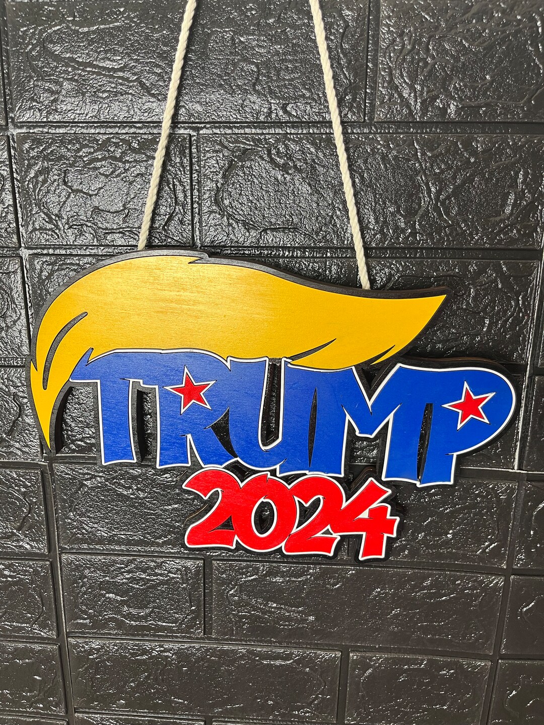Donald Trump Wooden Door Hanger Wall Sign - Etsy