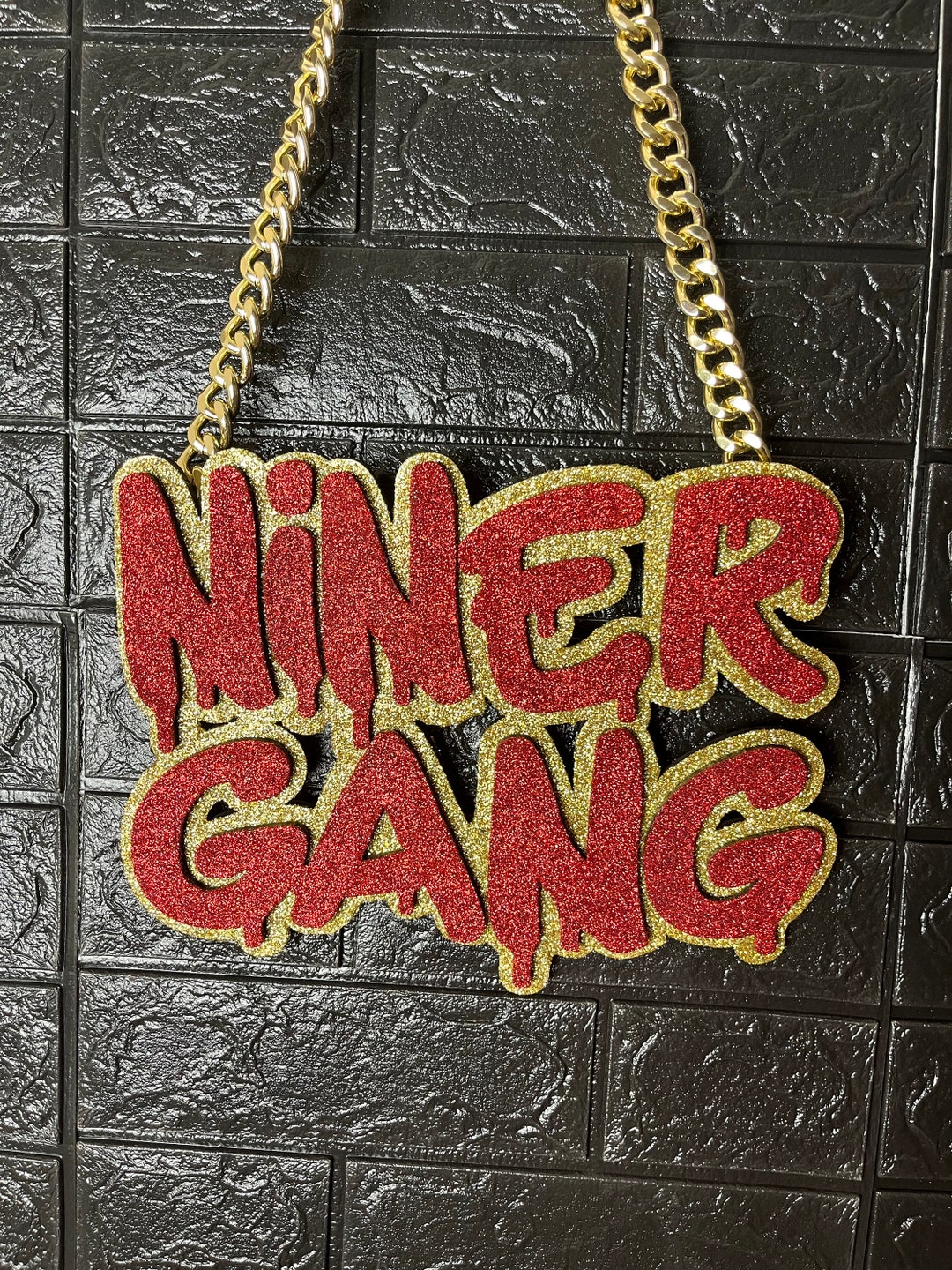 49er Niner Gang Niner Empire Wooden Chains - Etsy
