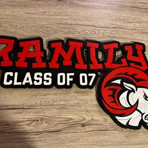 WSSU| Winston Salem State University| Rams| Custom Logo| Wall Decor ...