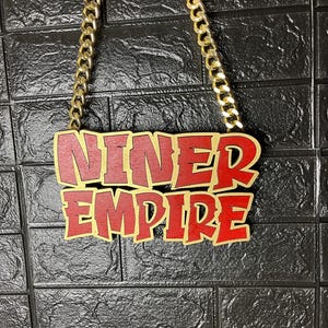 49er Niner Gang Niner Empire Wooden Chains - Etsy