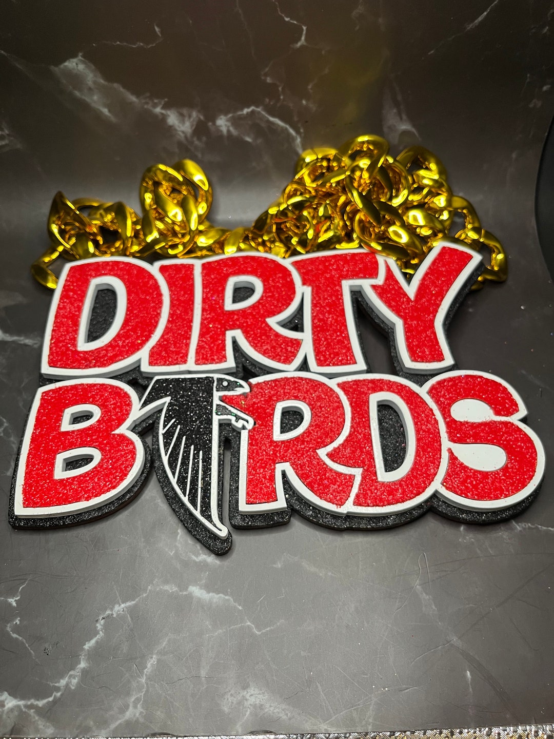 Atlanta Falcons Custom Logo/ Dirty Birds Chain - Etsy