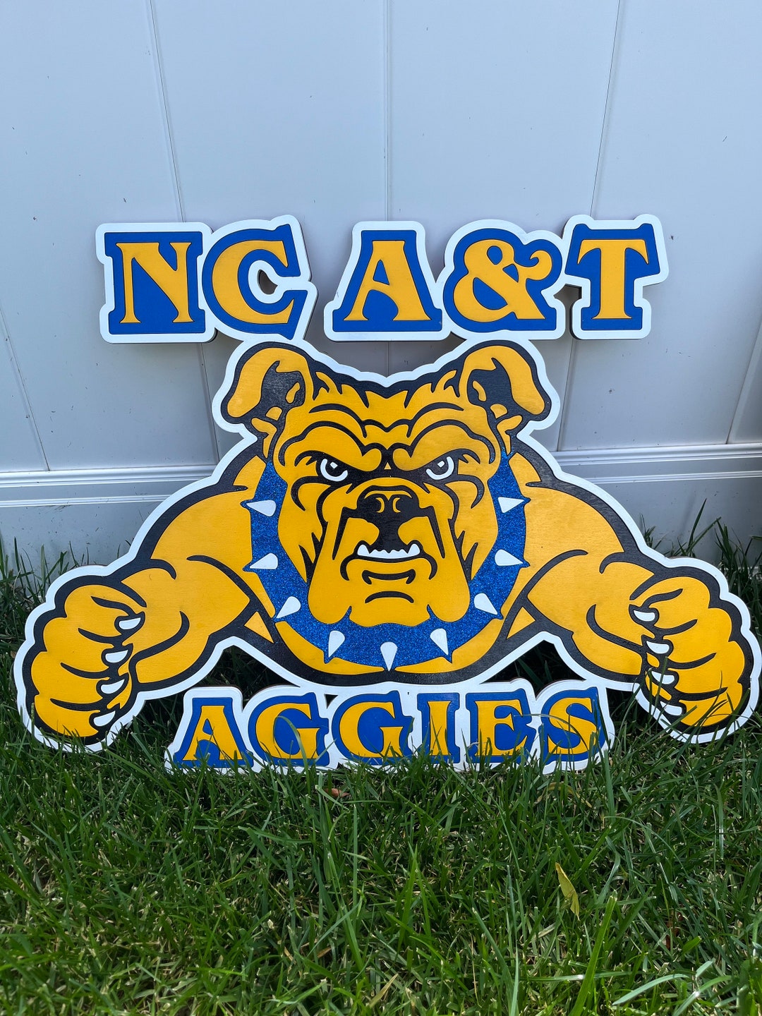 Aggie Pride| A&T| North Carolina| Aggies| Custom Logo| Wall Decor| Hbcu ...