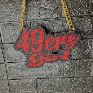 49er Niner Gang Niner Empire Wooden Chains - Etsy