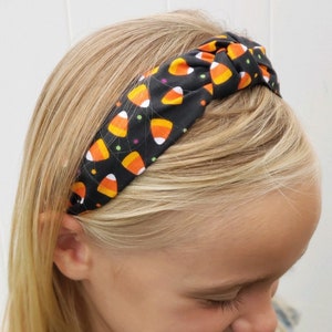 HALLOWEEN Womens KNOTTED HEADBANDS Halloween October Fall Knotted ...