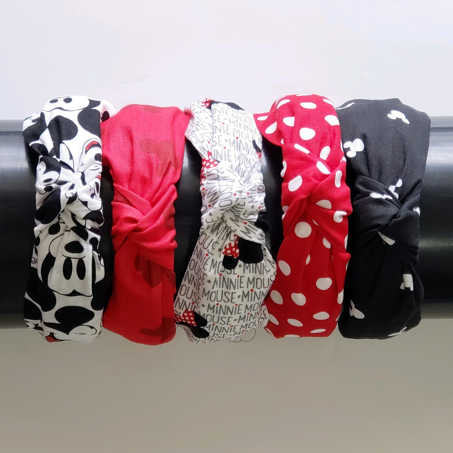 DISNEY KNOTTED HEADBANDS Disney Mickey Minnie Mouse Inspired Knotted ...