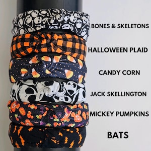 HALLOWEEN Womens KNOTTED HEADBANDS- Halloween October Fall Knotted ...