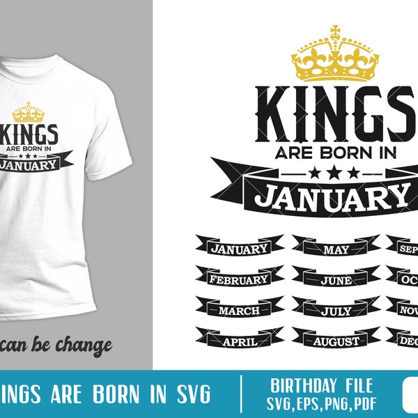Kings Are Born Svg - Etsy