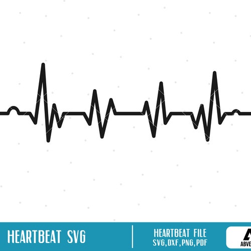 Heartbeat Svg Lifeline Svg Heartbeat Clip Art Heartbeat - Etsy Canada