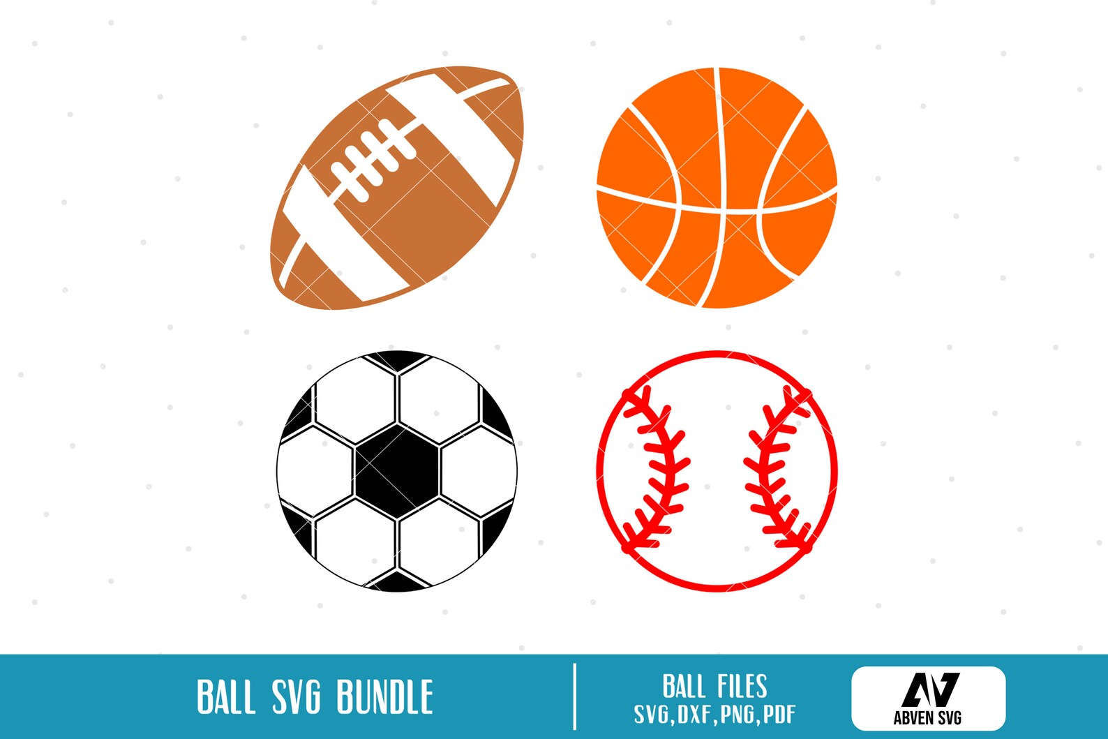 Ball Svg, Basketball Svg, Football Svg, Softball Svg, Baseball Svg ...