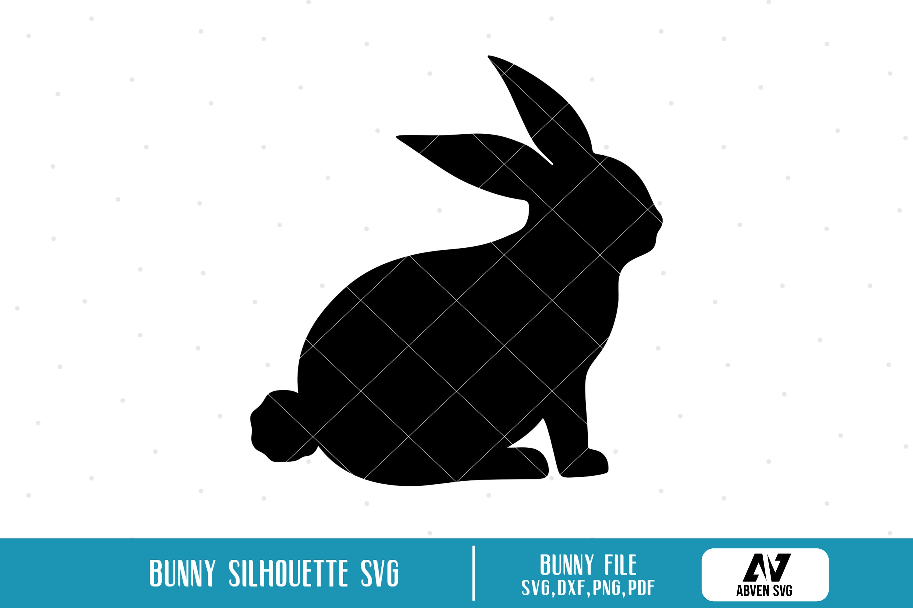 Bunny Svg Bunny Silhouette Svg Rabbit Svg Easter Bunny Svg - Etsy