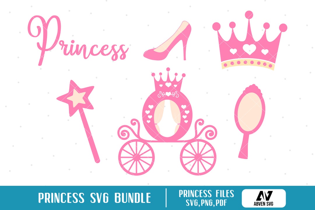 Princesa Svg, Princesa Clip Art, Princesa Carruaje Svg, Espejo Svg ...