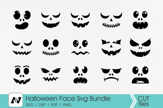 Scary Halloween Face Clip Art