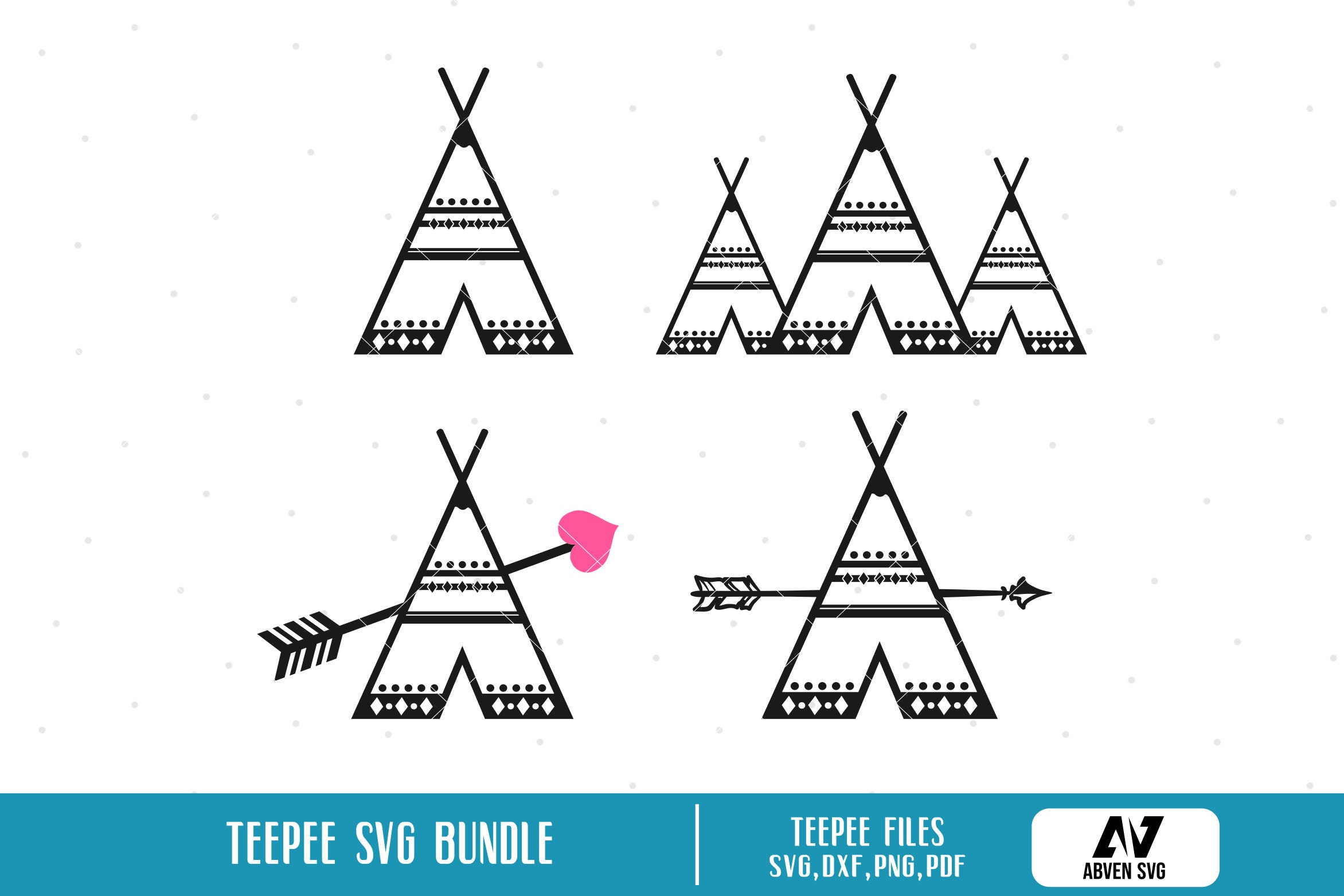 Teepee Svg Teepee Clip Art Teepee Graphics Tent Svg Indian | Etsy