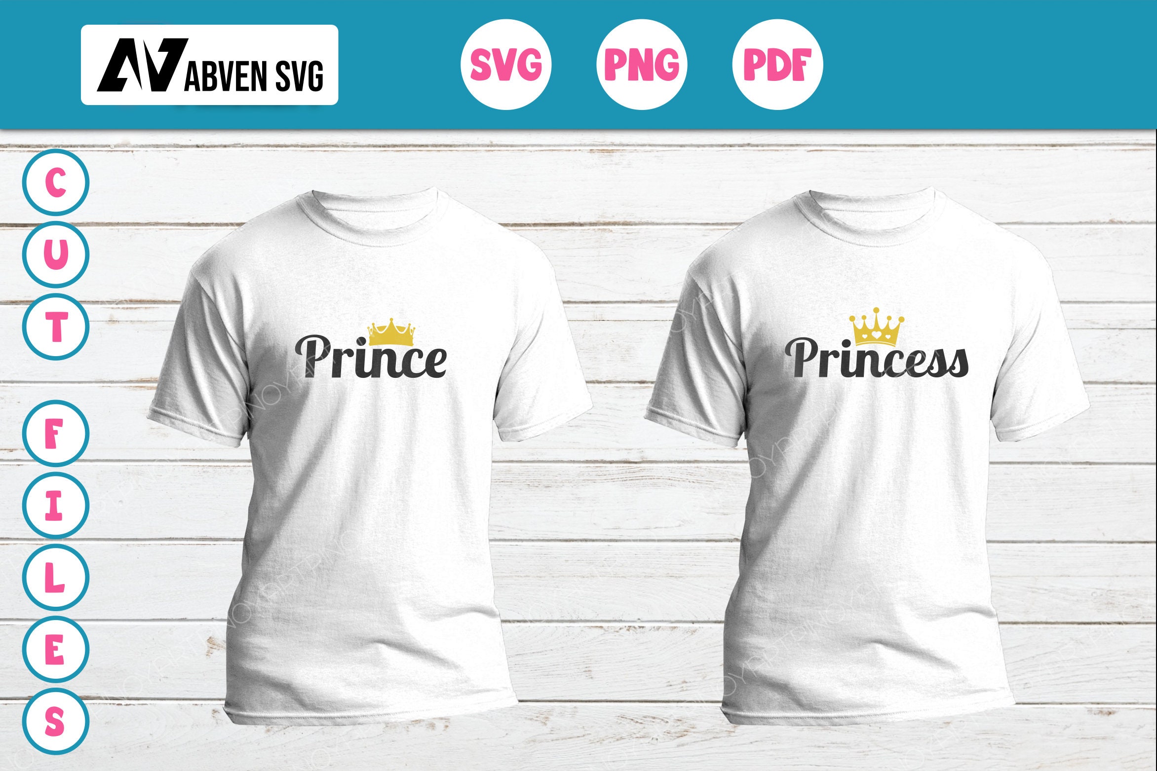 Princess Svg Princess Clip Art Princess Graphics Prince - Etsy