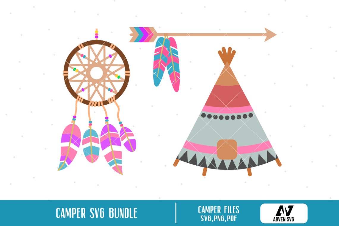Teepee Svg Dream Catcher Svg Arrow Svg Teepee Clip Art - Etsy