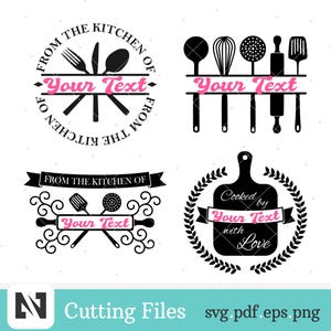 Kitchen Svg, Cooking Svg, Kitchen Utensils Svg, Baking Svg, Kitchen ...