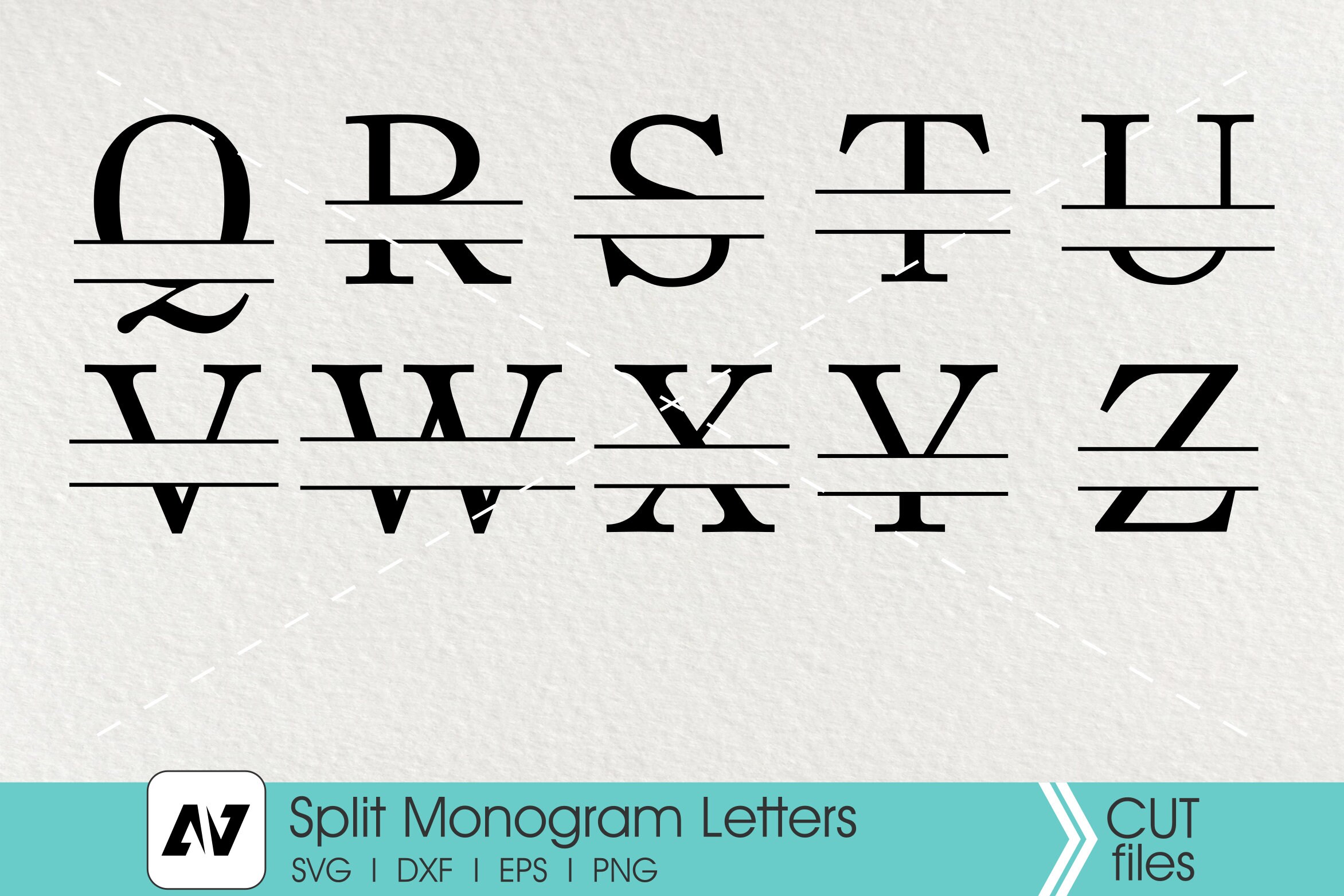 Split Letter Svg Split Letter Monogram Svg Letter Svg | Etsy