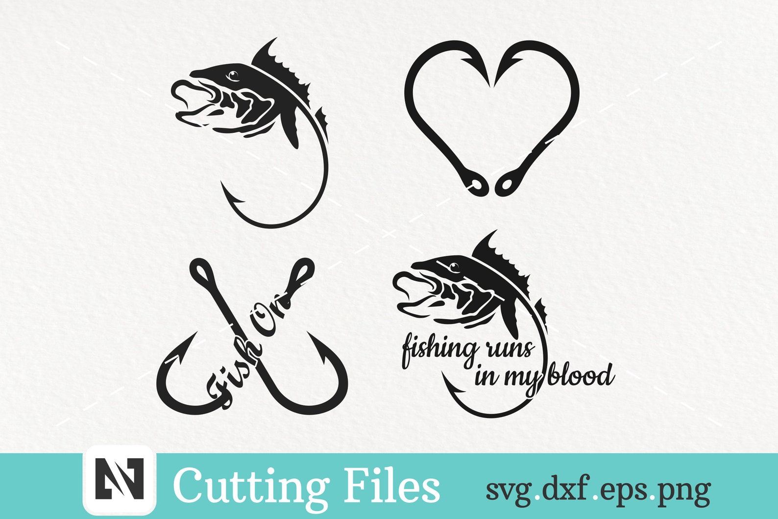 Fishing Svg Fish Hook Svg Fish Logo Svg Fishing Hook Svg - Etsy