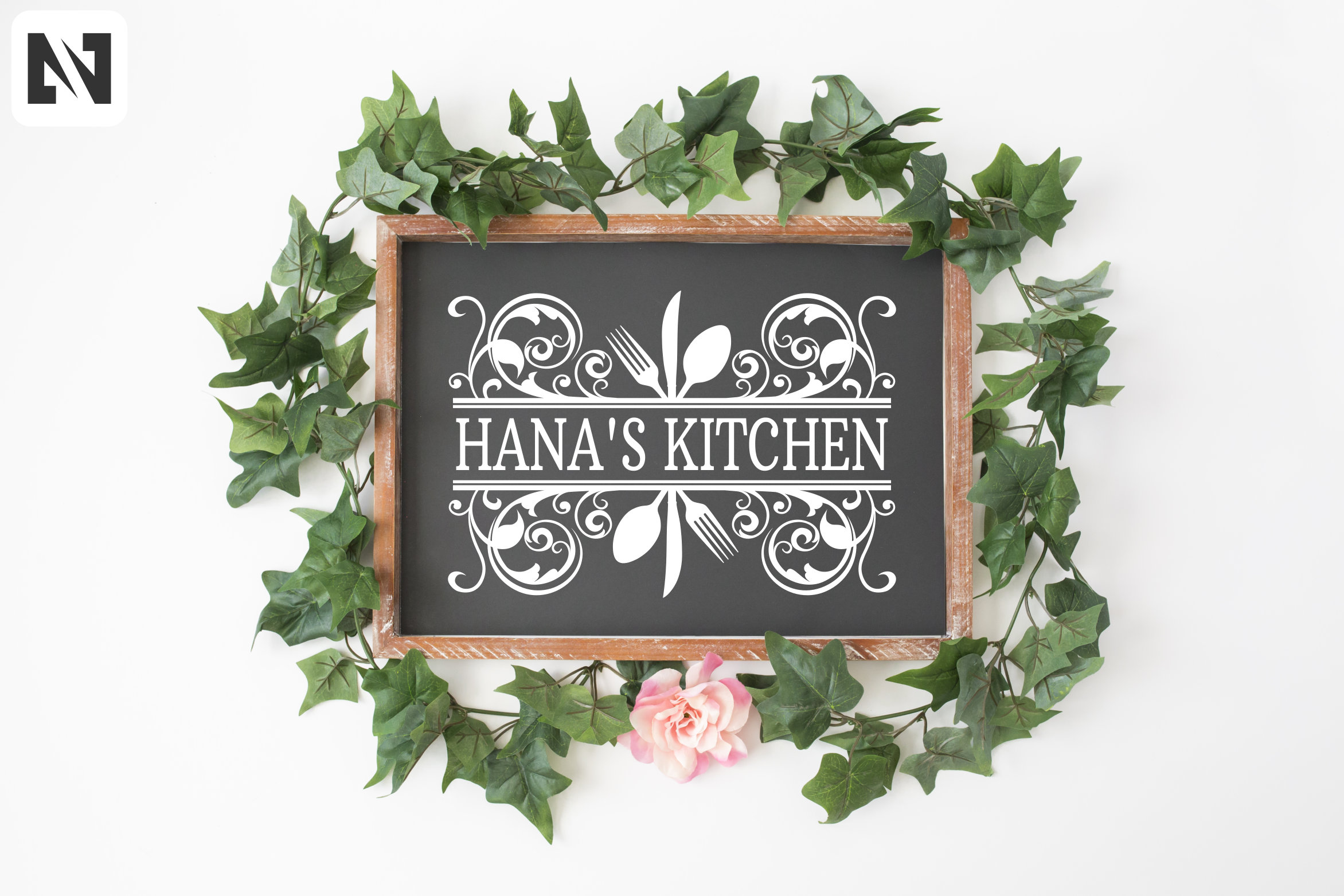 Kitchen Monogram Svg Kitchen Svg Cooking Monogram Svg - Etsy