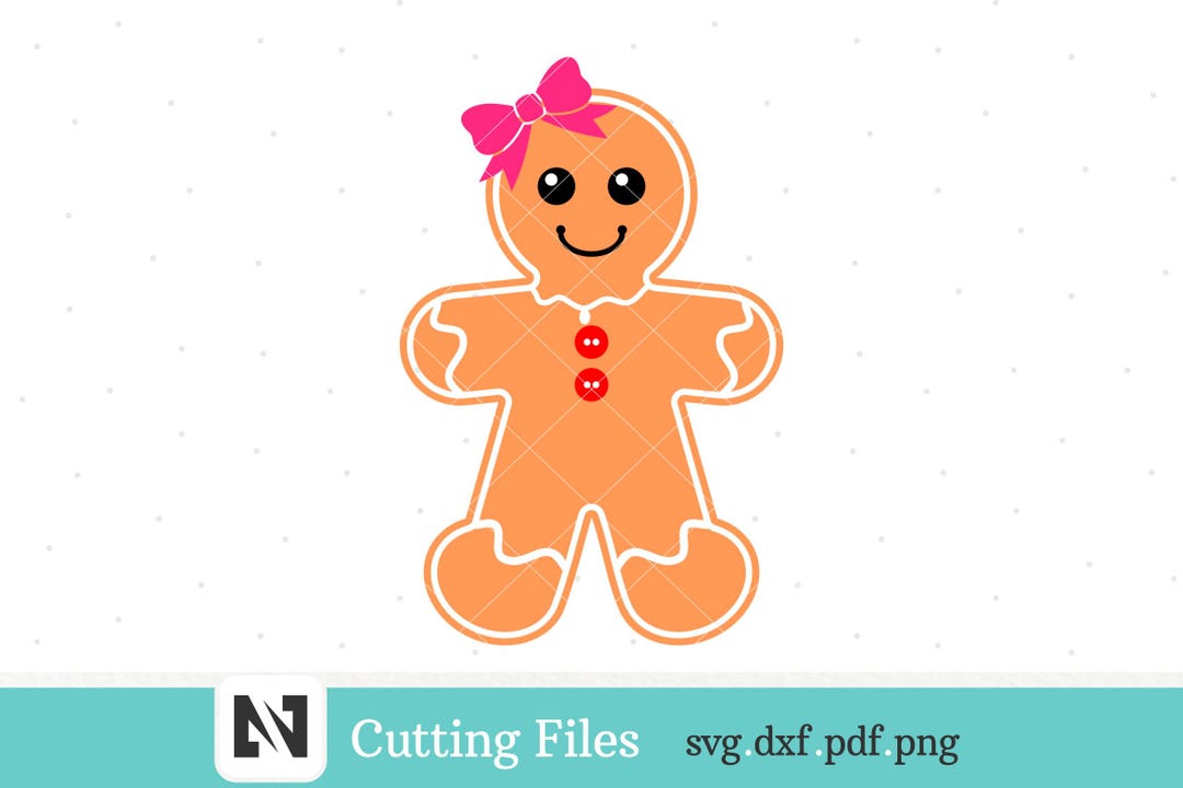 Gingerbread Man Svg, Gingerbread Svg, Christmas Svg, Gingerbread Man ...