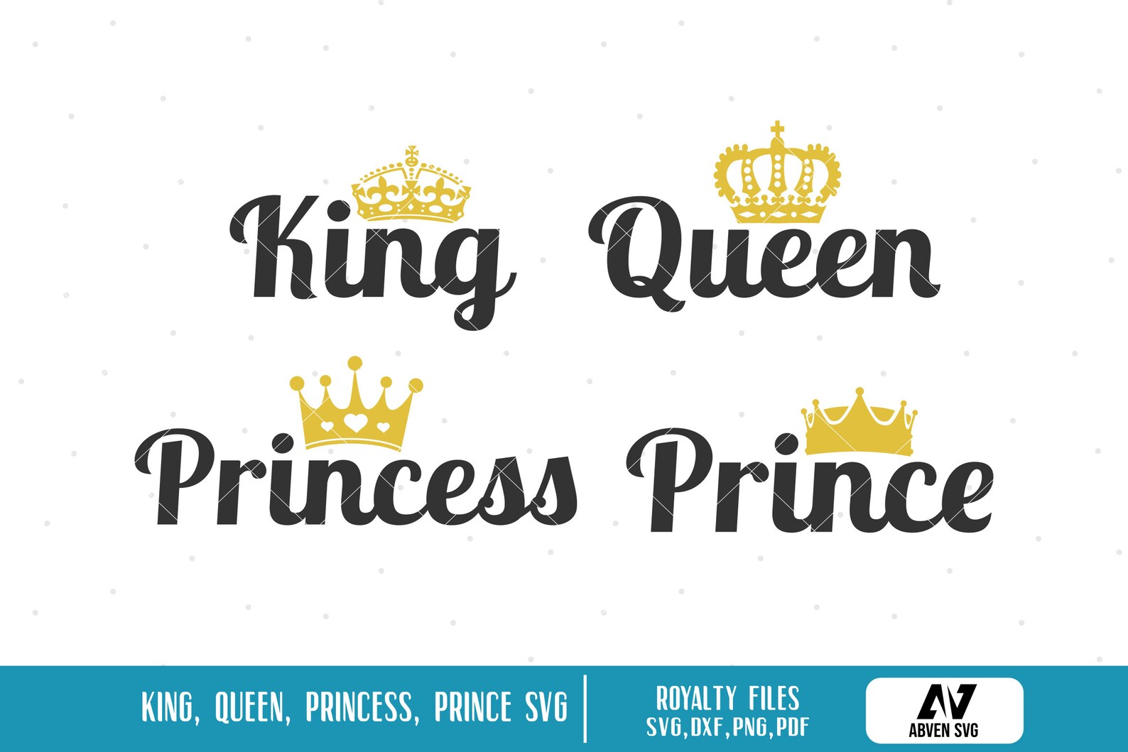 Rey Svg Reina Svg Princesa Svg Príncipe Svg Corona Svg - Etsy España
