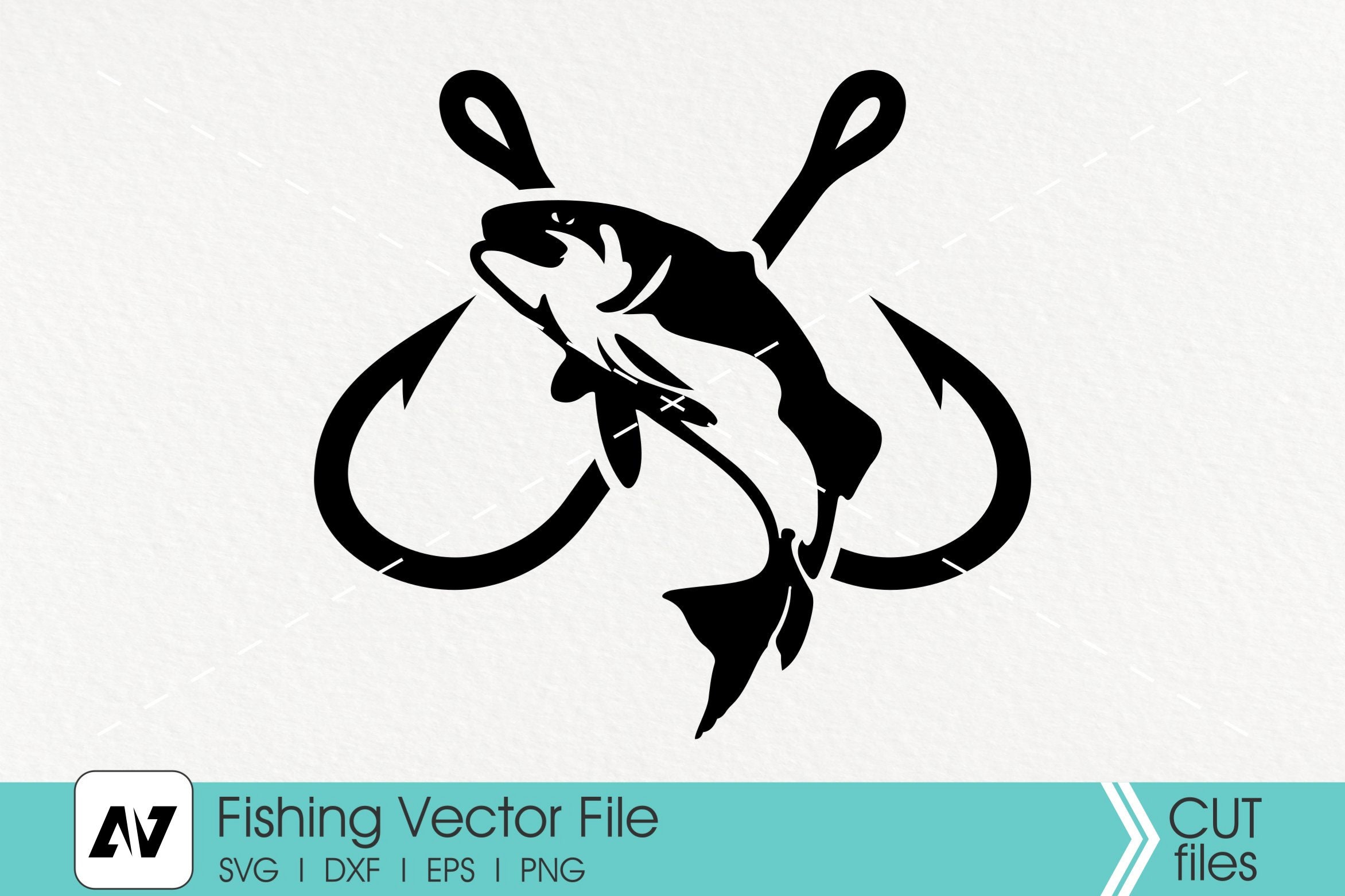 Fishing Svg Fishing Logo Svg Fish Hook Svg Tuna Svg - Etsy