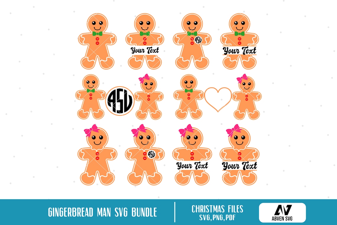 Gingerbread Man Svg Gingerbread Svg Gingerbread Cookie Svg - Etsy