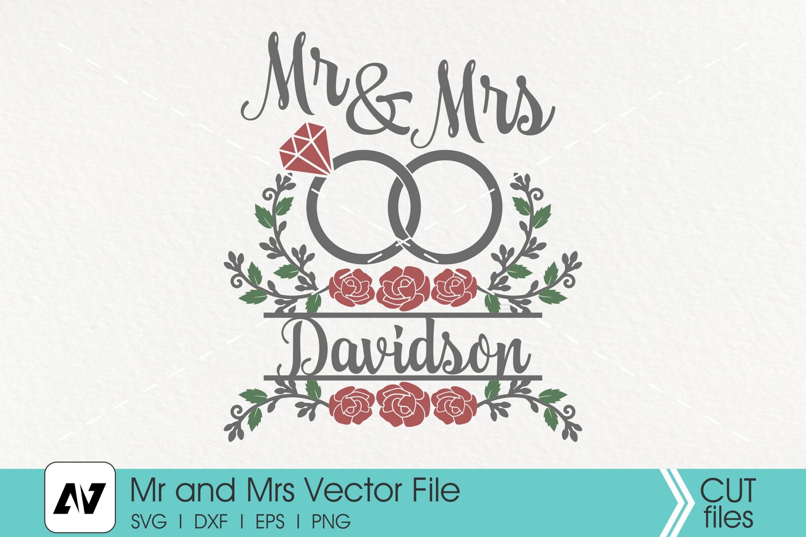 Mr and Mrs Svg Mr and Mrs Monogram Svg Wedding Svg Wedding - Etsy