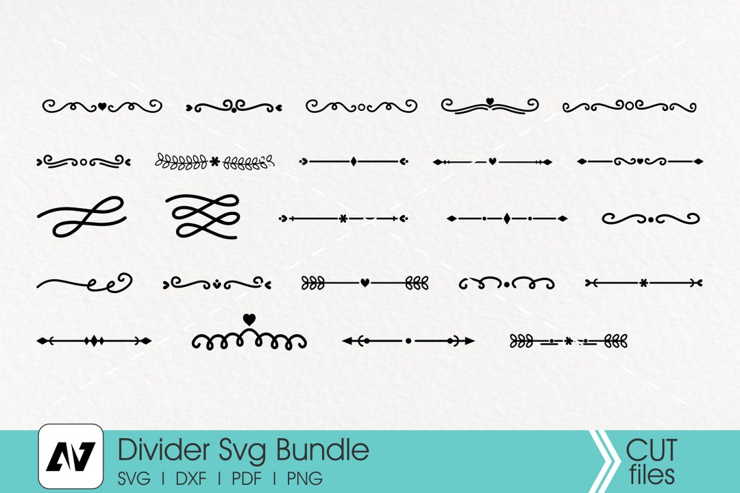 Swirl Svg, Swash Svg, Text Divider Svg, Flourish Svg, Text Divider Clip ...