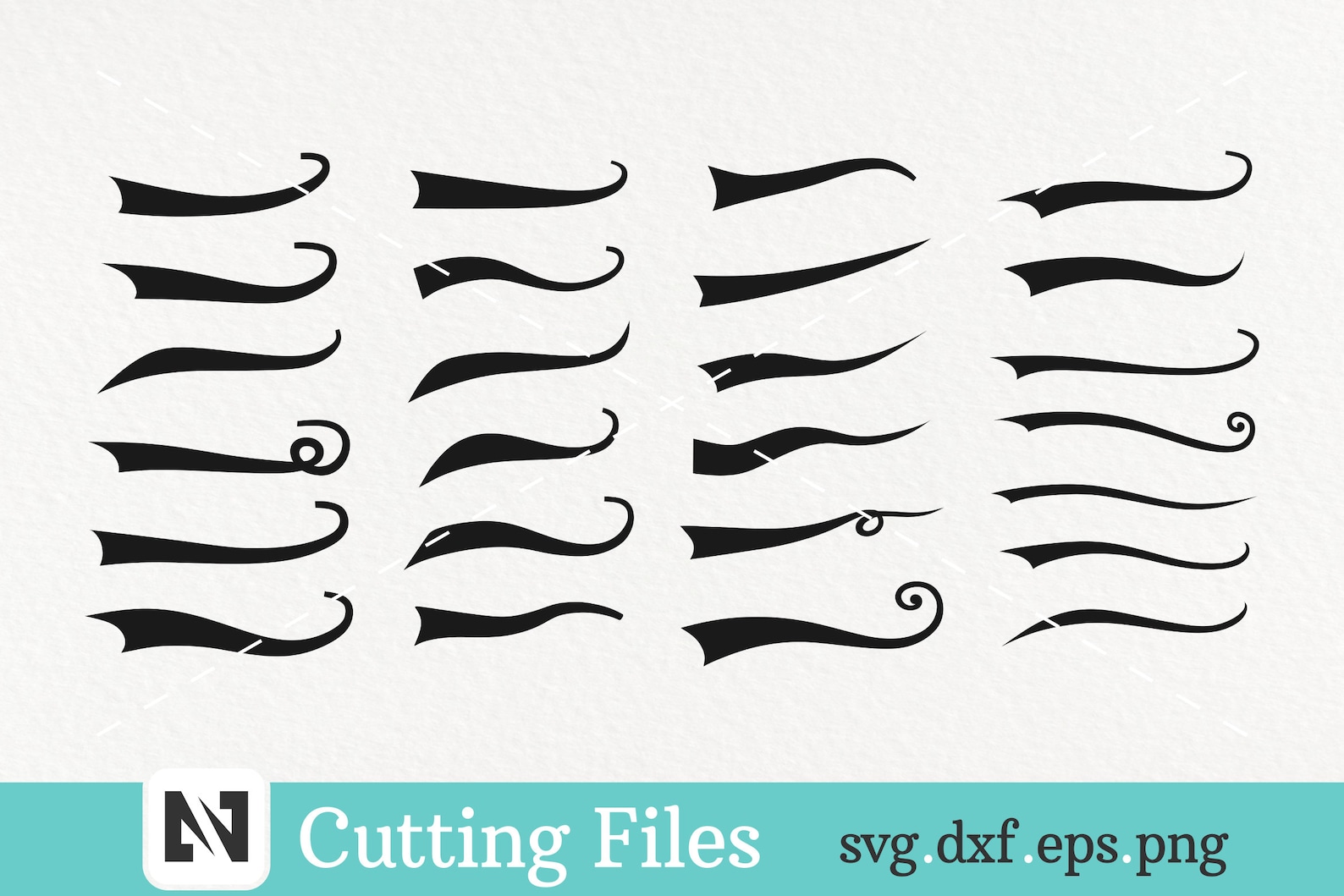 Text Tail Svg Bundle Swoosh Svg Swash Svg Swirl Svg Font - Etsy