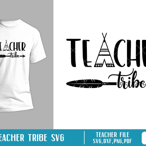 Teacher Tribe Svg - Etsy