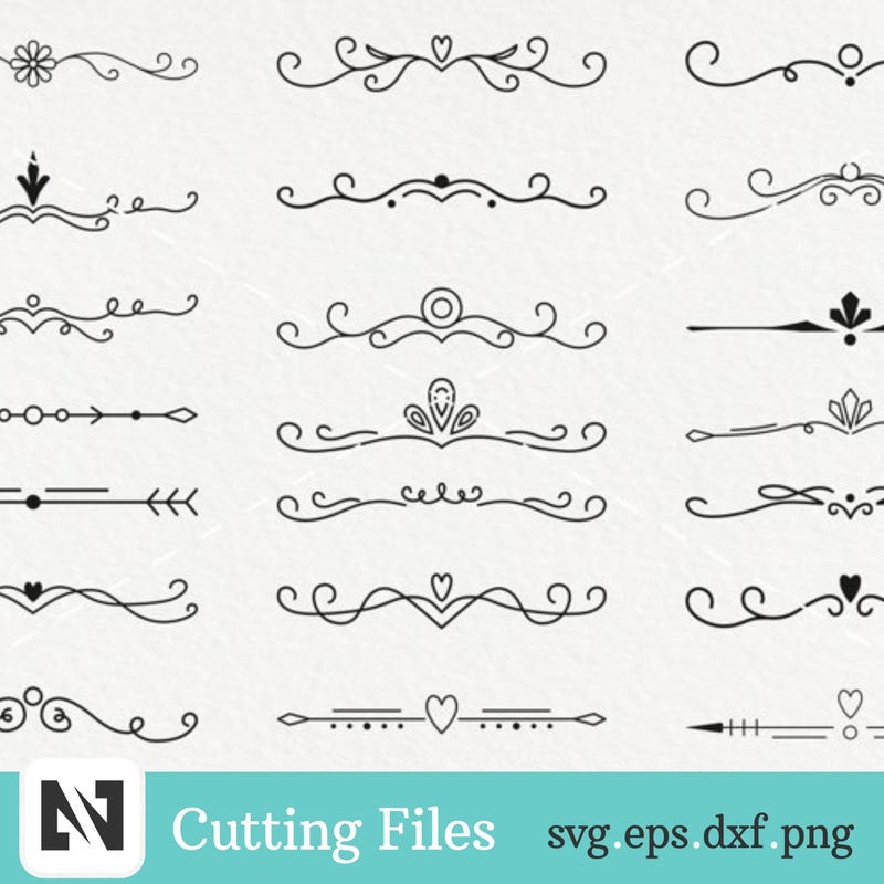 Flourish Svg - Etsy