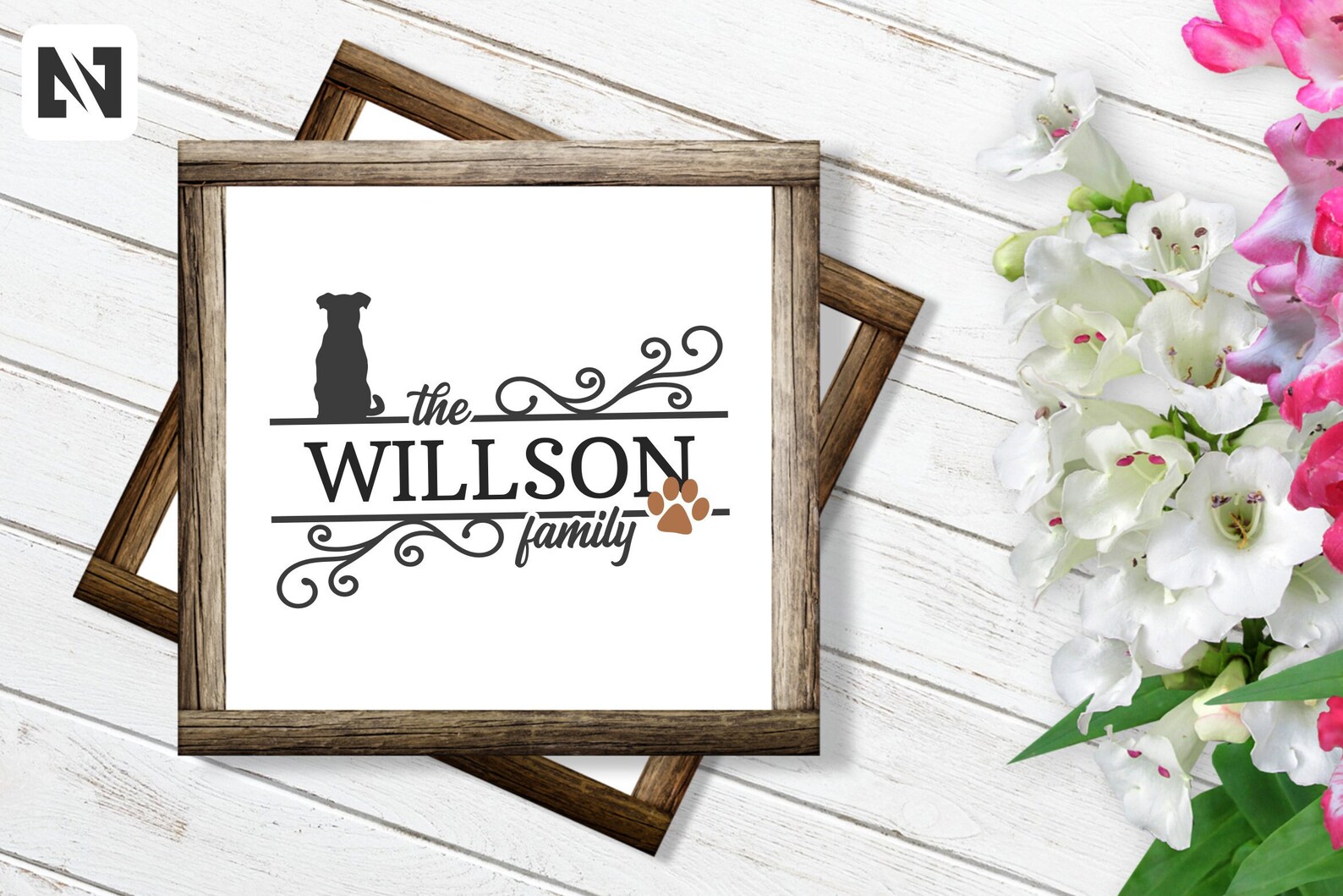 Family Sign Svg, Dog Sign Svg, Family Svg, Family Name Svg, Family ...