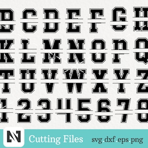 Varsity Letter Monogram Svg, Varsity Letter Svg, Letter Monogram Svg ...