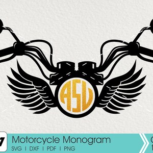 Motorcycle Svg Motorcycle Monogram Svg Motorcycle Logo Svg - Etsy