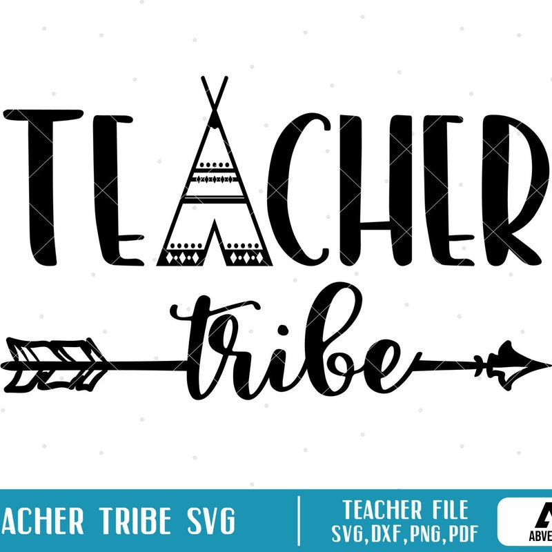 Teacher Tribe Svg - Etsy