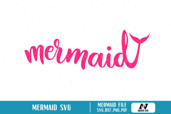 Mermaid Svg Mermaid Word Svg Mermaid Clip Art Mermaid - Etsy