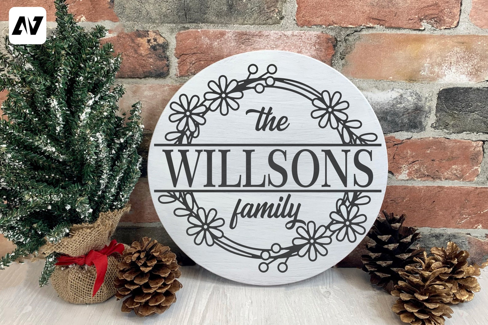 Family Monogram Svg, Monogram Svg, Family Name Svg, Porch Sign Svg ...