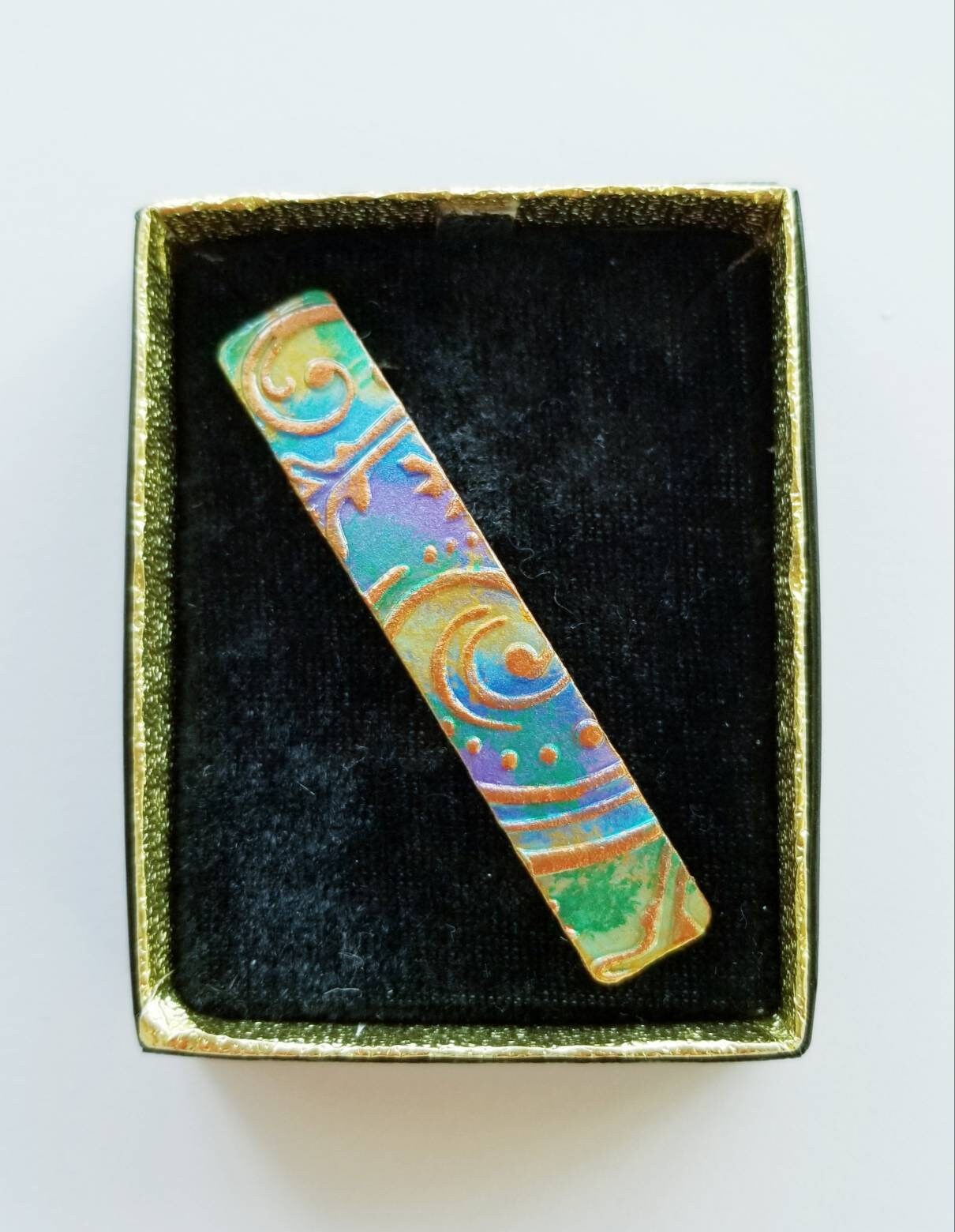 Handmade Recycled Sculpted Paper Barrette - Etsy