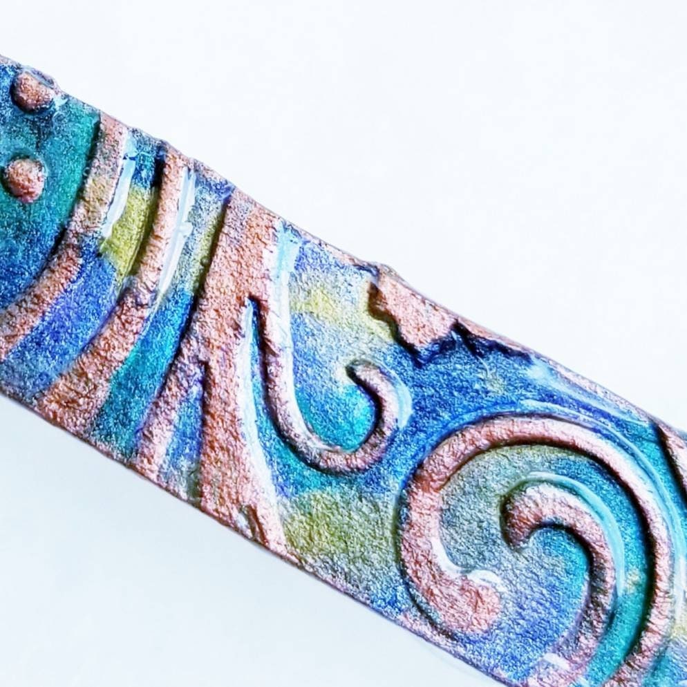 Handmade Recycled Sculpted Paper Barrette - Etsy