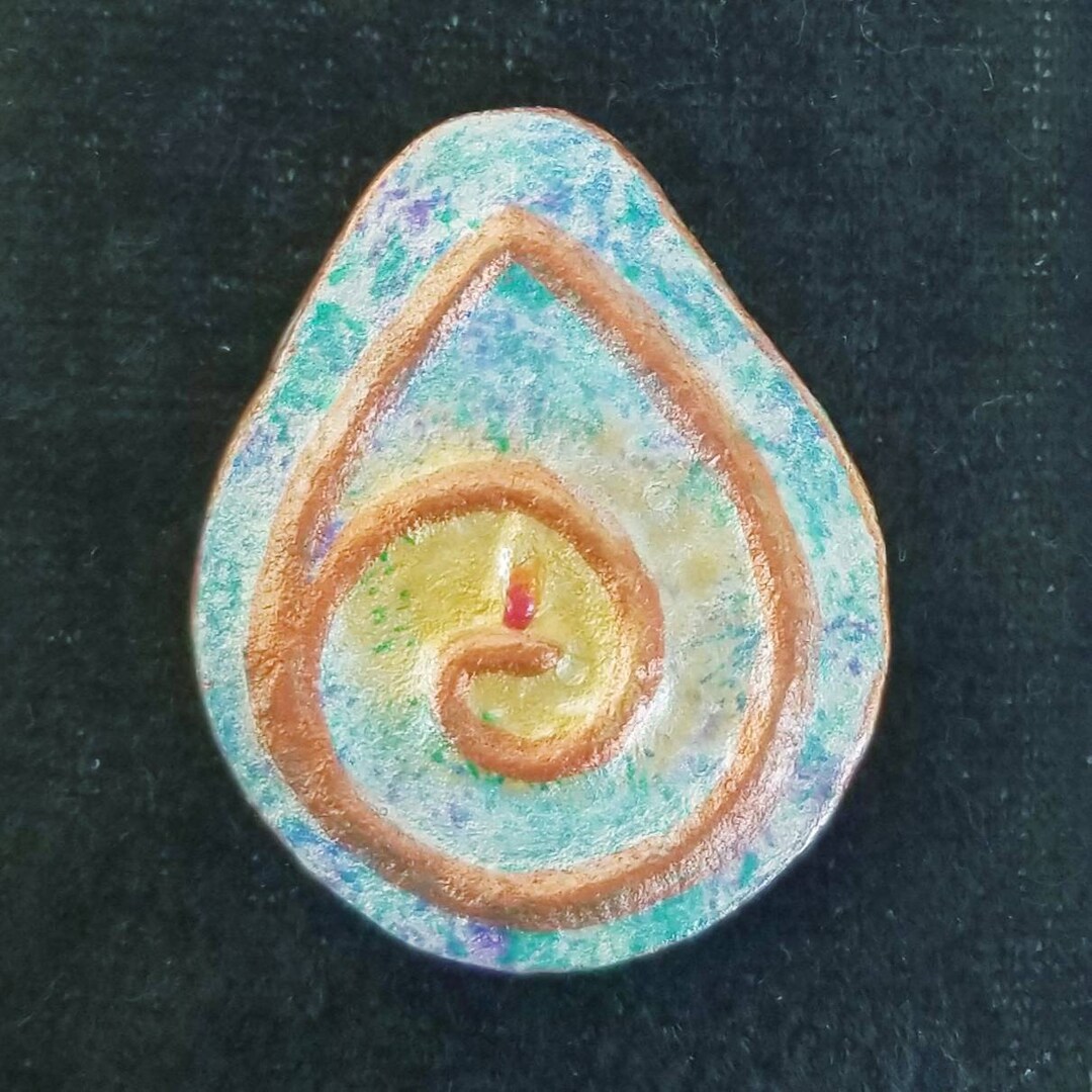Handmade Flaming Chalice Pin: Recycled Paper Mache UU Symbol - Etsy