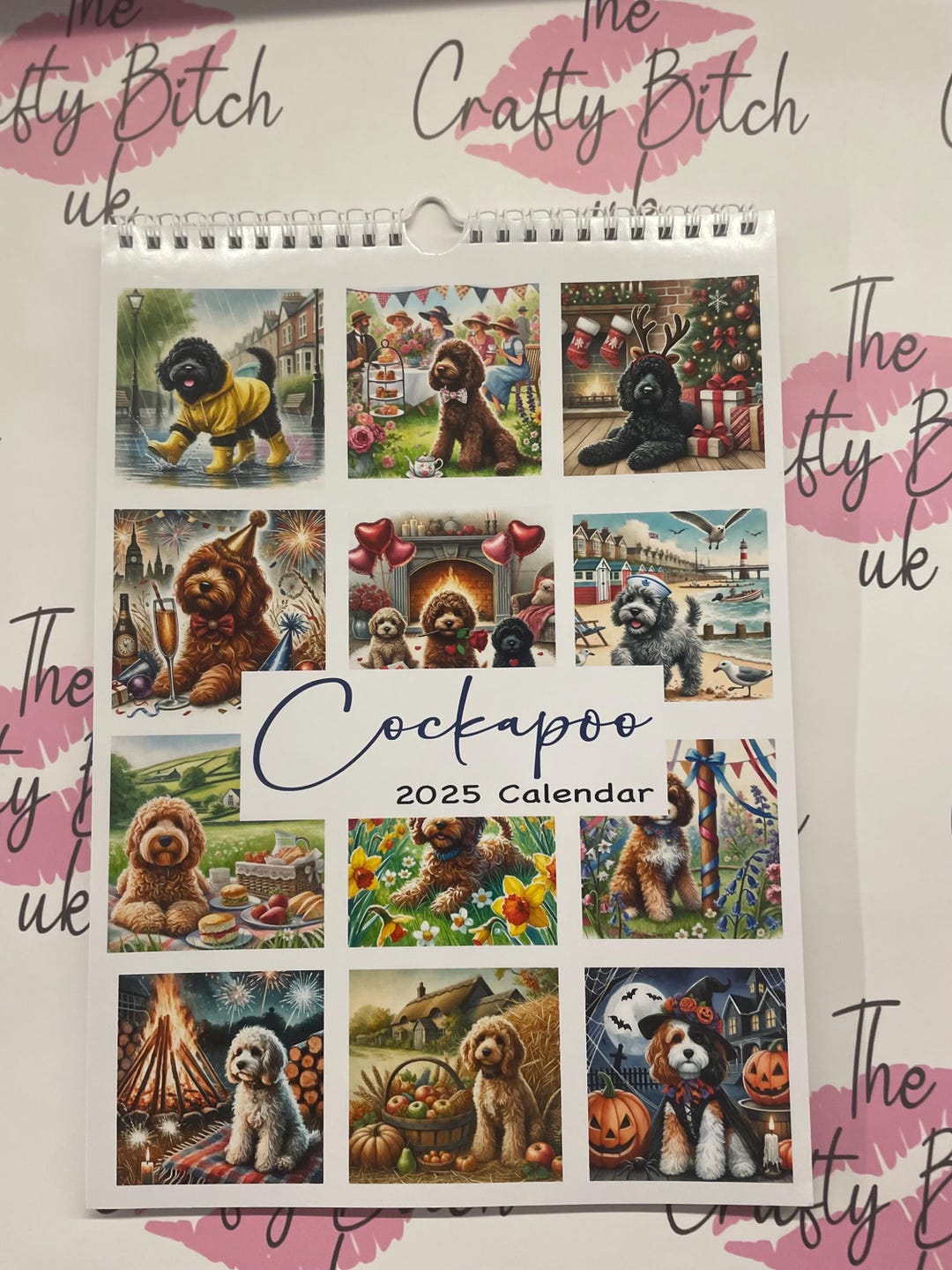 Cockapoo 2025 Calendar - Etsy