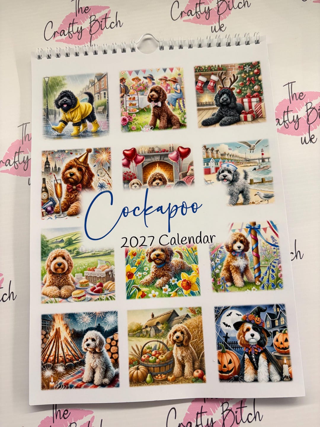 Cockapoo 2027 Calendar - Etsy