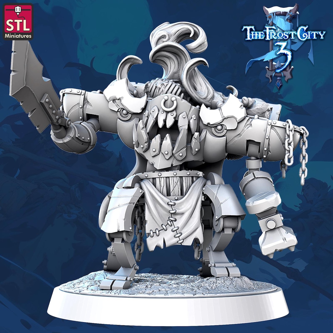 3D Printed STL Miniatures Slaughter Large Construct Core Characters the ...