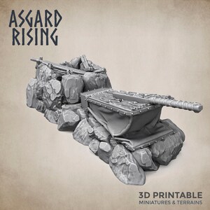 3D Printed Asgard Rising Blacksmith Forge Anvil Props Set 28 32 Mm ...