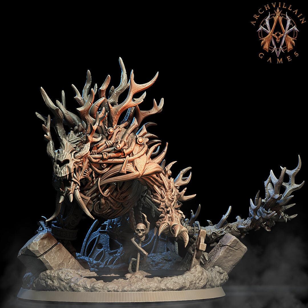 3D Printed Archvillain Games Dark Fae - the Undead Fiend 28mm 32mm D&D ...