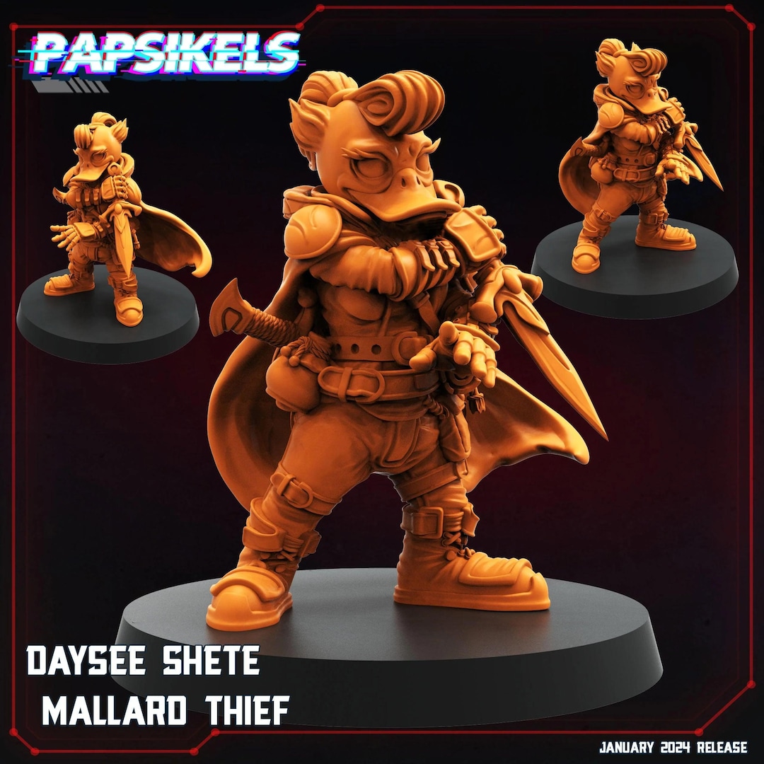 3D Printed Papsikels Daysee Shete Mallard Thief 28mm 32mm - Etsy