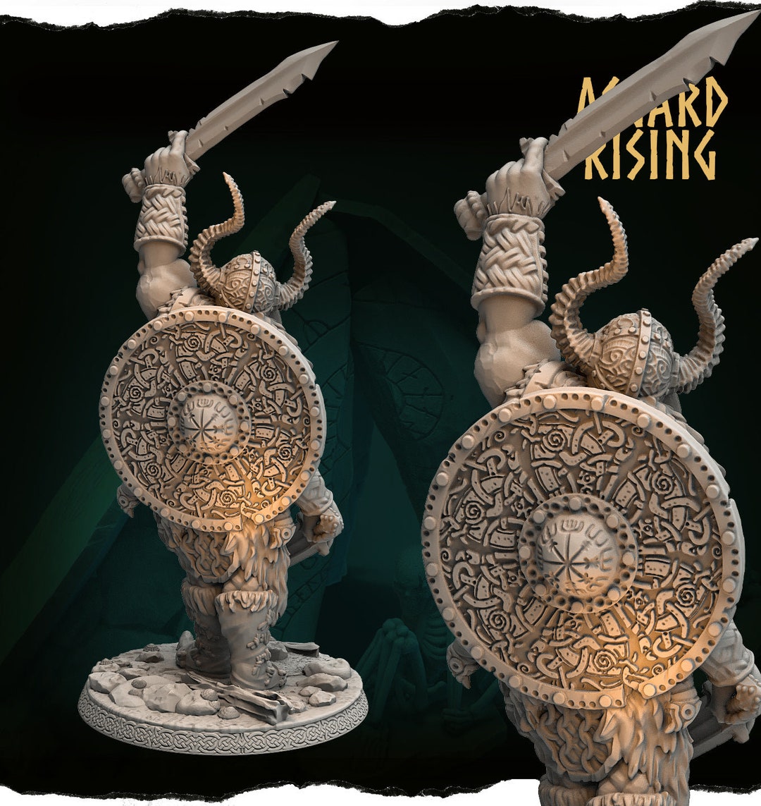 3D Printed Asgard Rising Jarl Rurik Alternative Chieftains 28 32 54 Mm ...