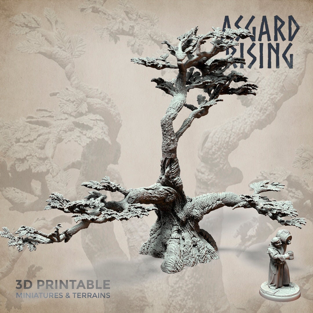 3D Printed Asgard Rising Oak Modular Forest Set 32mm Ragnarok D&D - Etsy