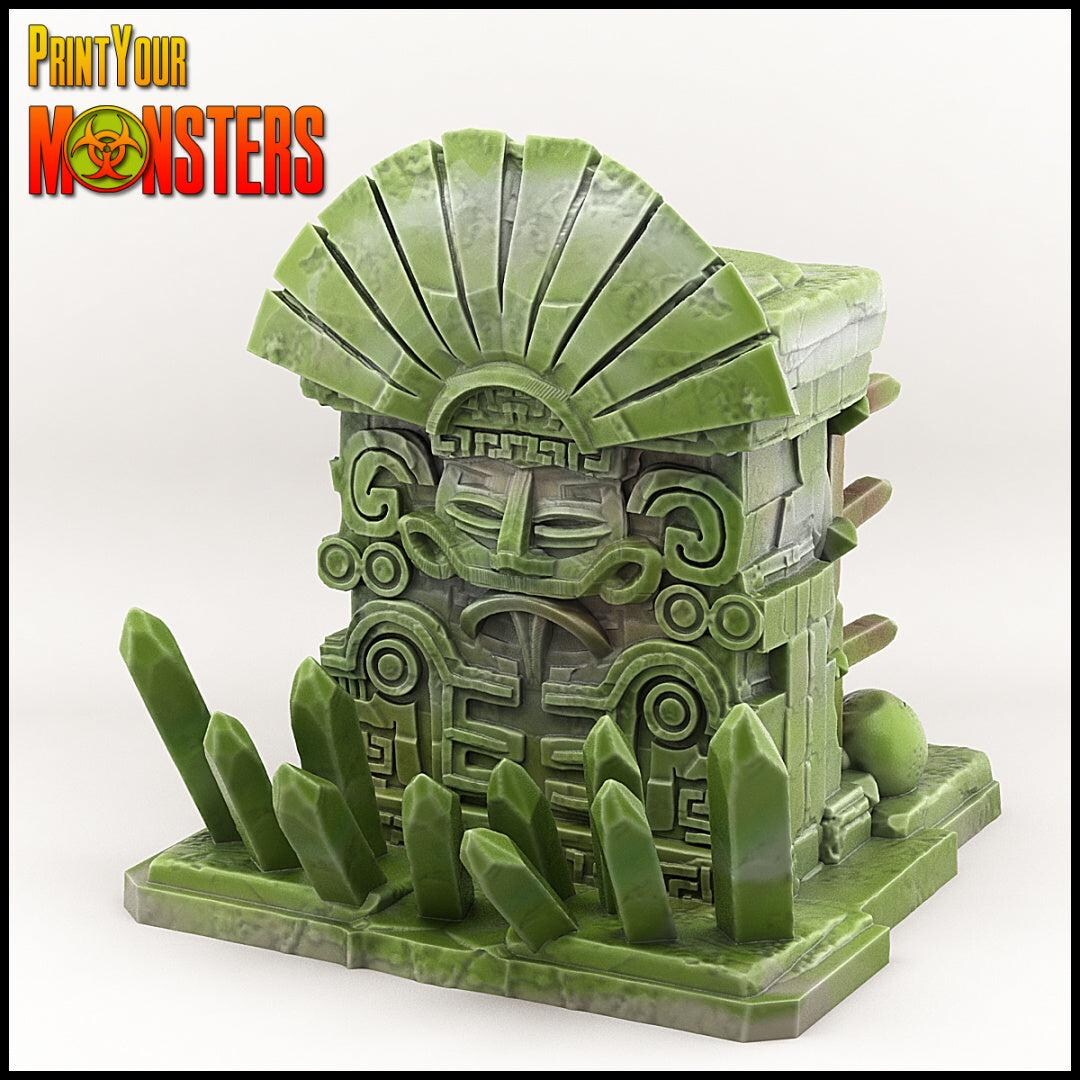 3D Printed Print Your Monster - Aztec Trap 28 32mm D&D - Etsy